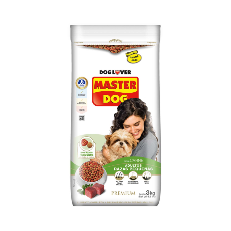 MASTER DOG ADULTO RAZA PEQUEÑA 18 Kg – Distribuidora AhorroPet