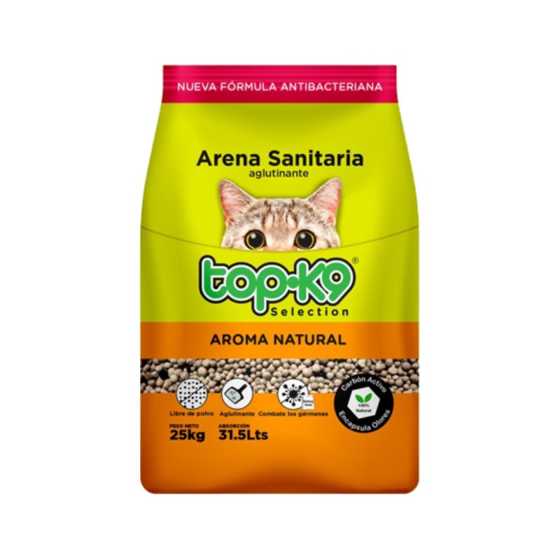 ARENA AGLUTINANTE TOP K9 25Kg aroma limón – Distribuidora AhorroPet