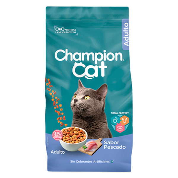 CHAMPION CAT PESCADO 20 Kg – Distribuidora AhorroPet