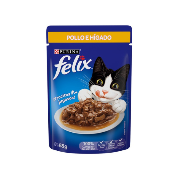 SACHETS FELIX POLLO E HIGADO POR 24 UND – Distribuidora AhorroPet