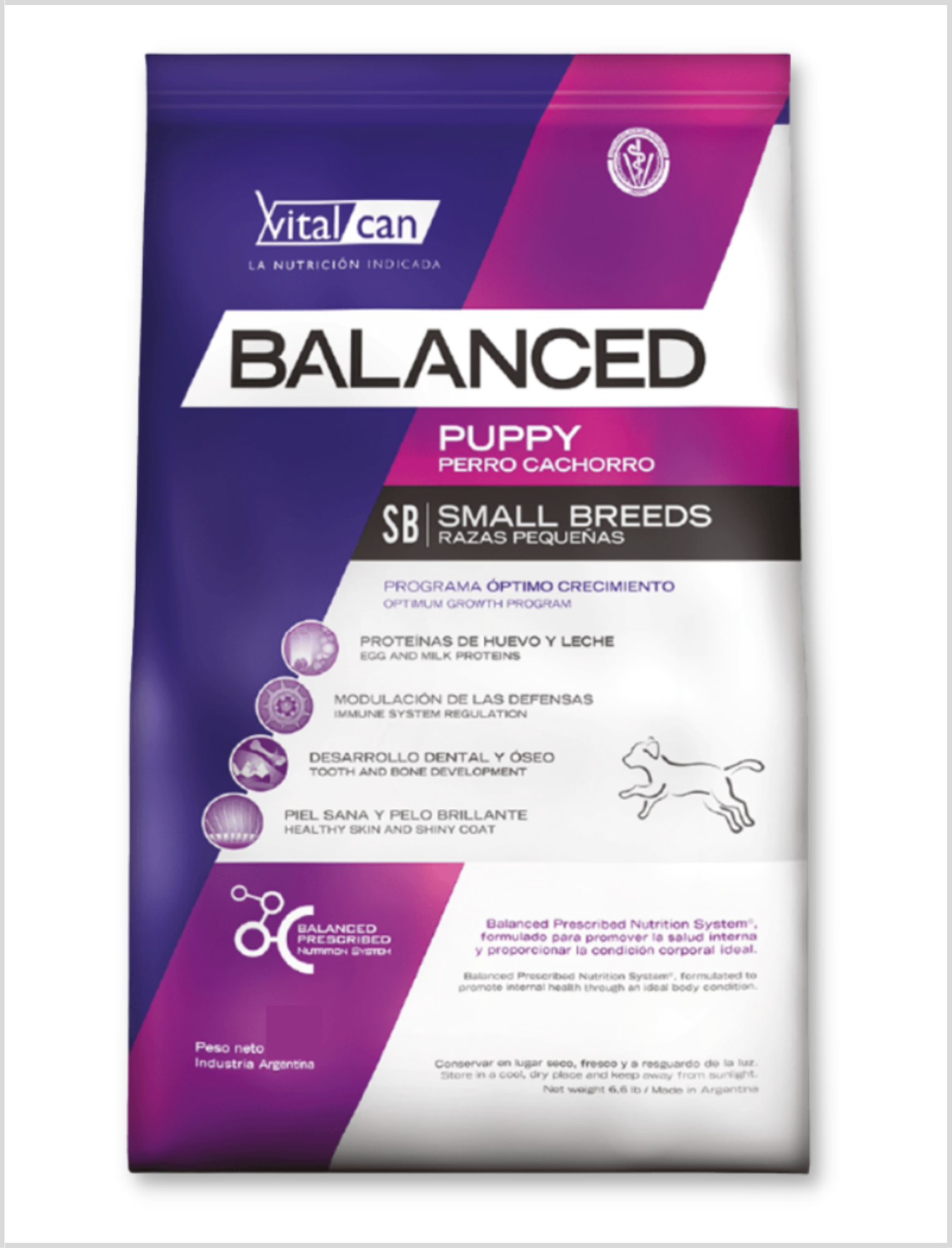 Balanced perro cachorro raza pequeña 3 kilos – Distribuidora AhorroPet